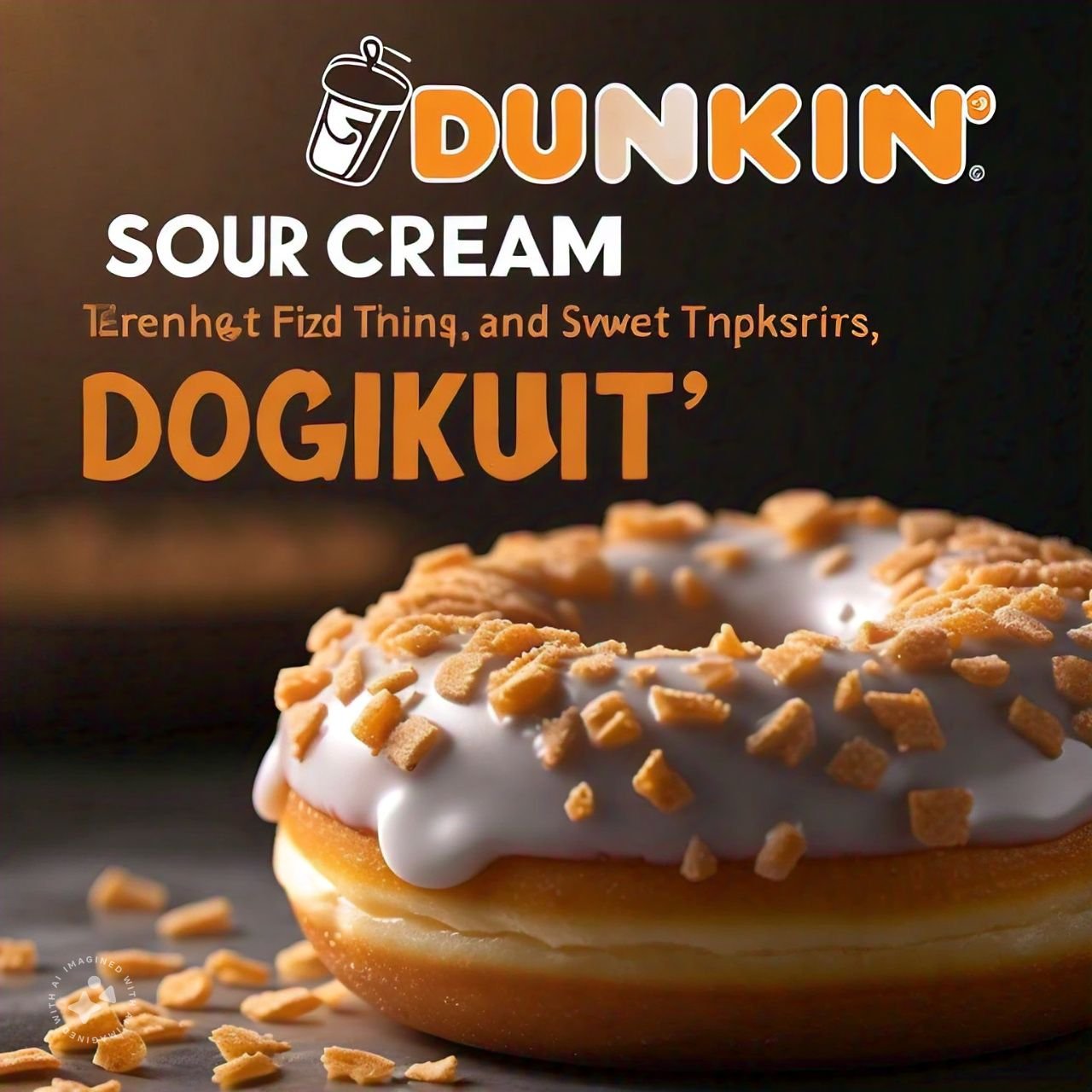 Dunkin Sour Cream Donut Menu - A Sweet and Tangy Delight!